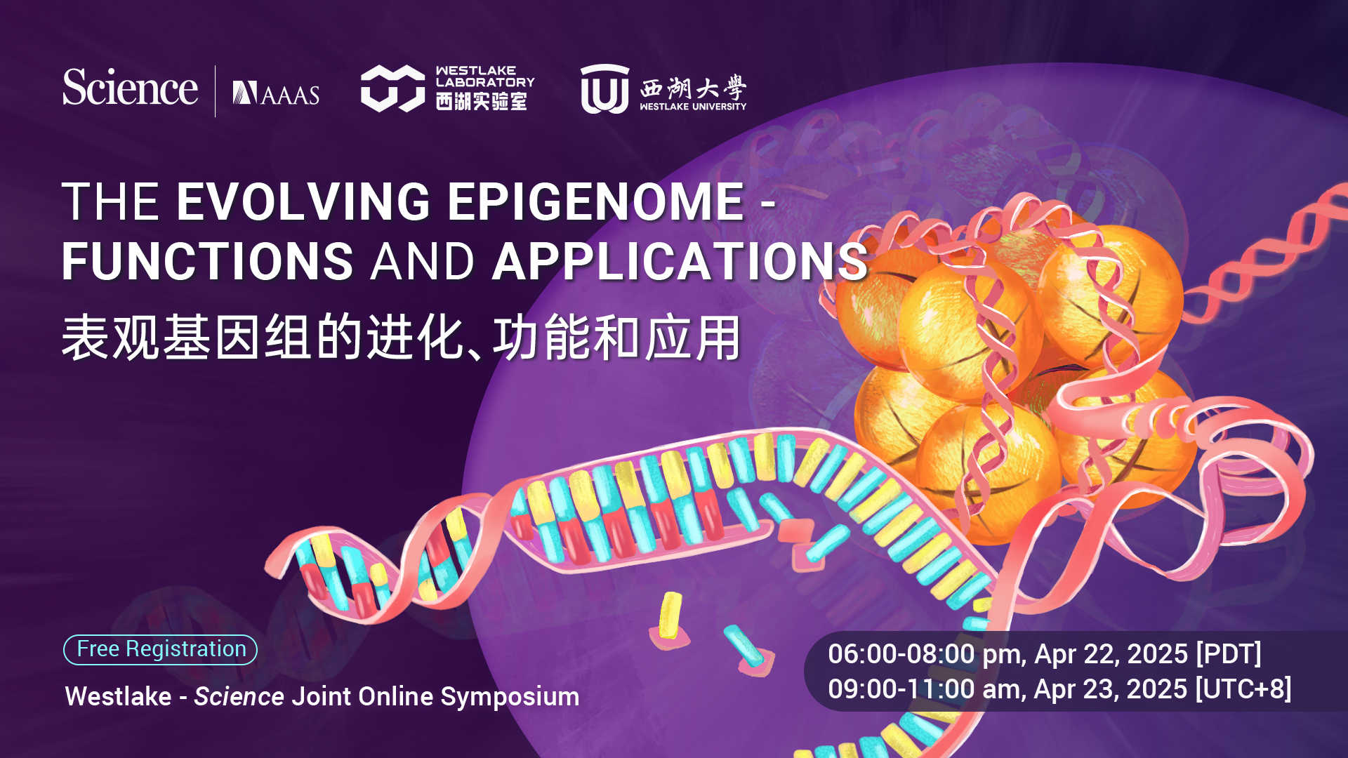 SYMPOSIUM 02 | The evolving epigenome-functions and applications